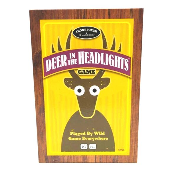 Front Porch | Games | Deer In The Headlights Family Card Dice Game ...